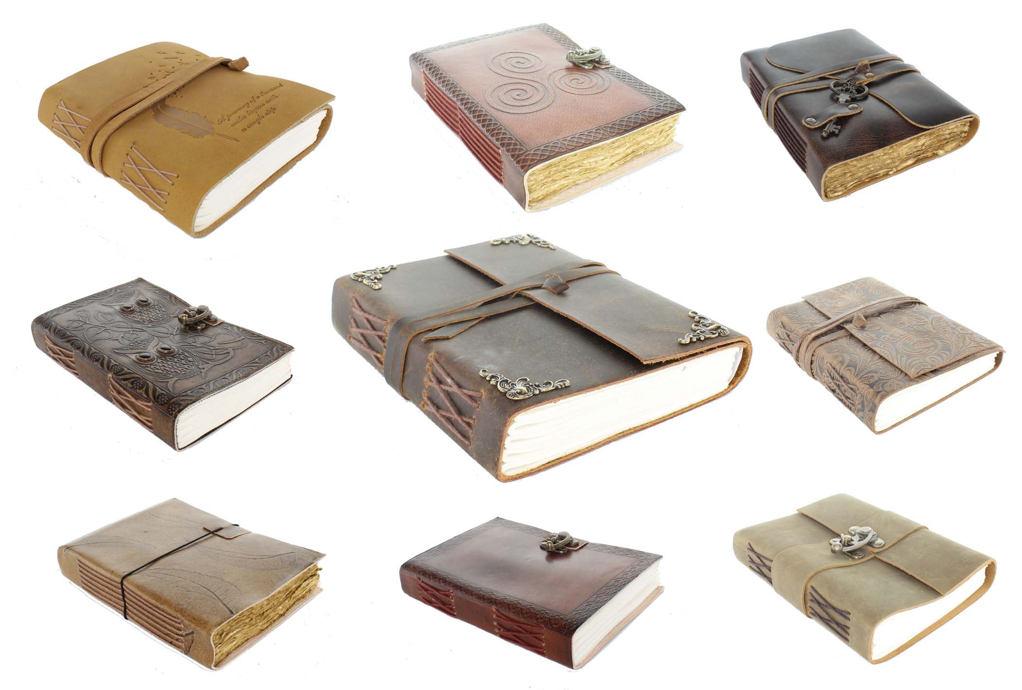 Leather Handmade Journal Collection – HHH Enterprises
