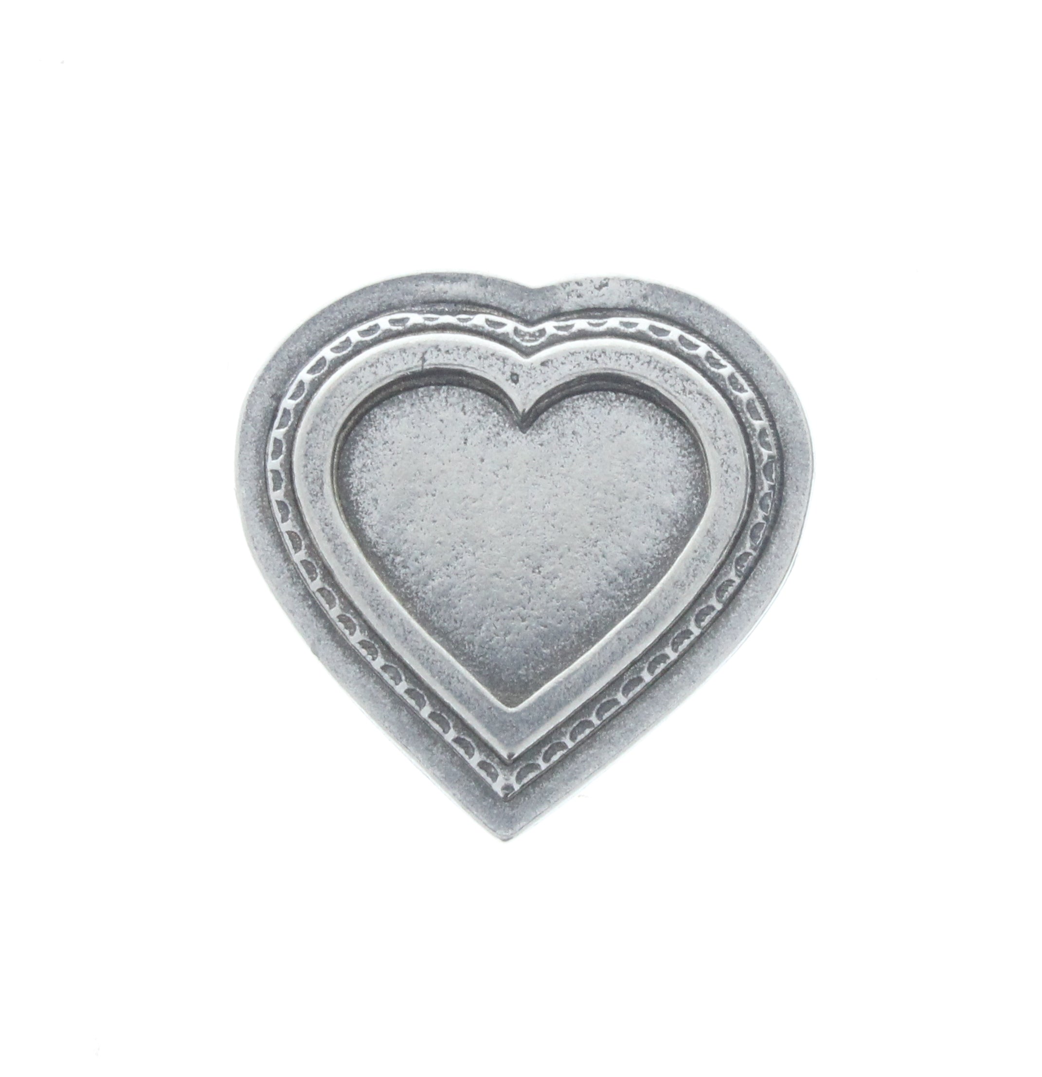 Heart Pendant w/Bezel, ea – HHH Enterprises
